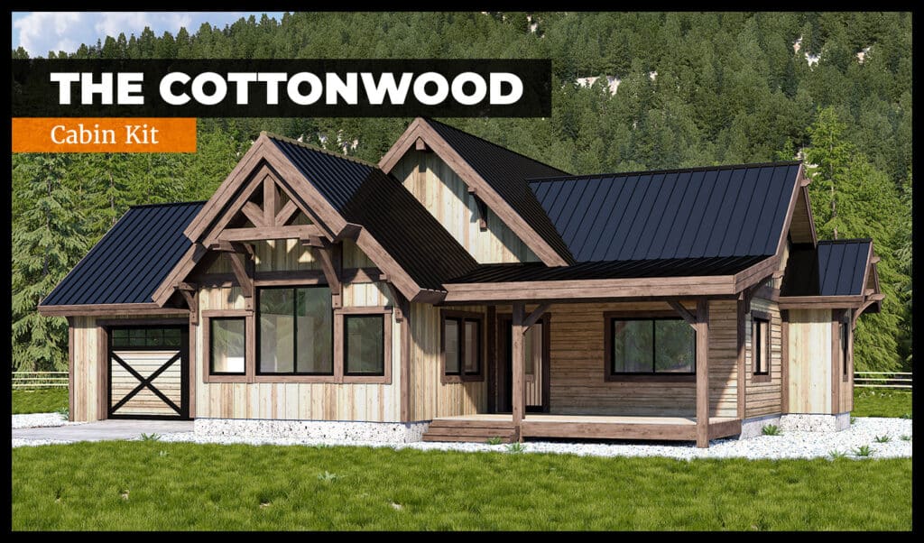 Cabin Kits - Post & Beam Wood Cabin Designs - DC Structures